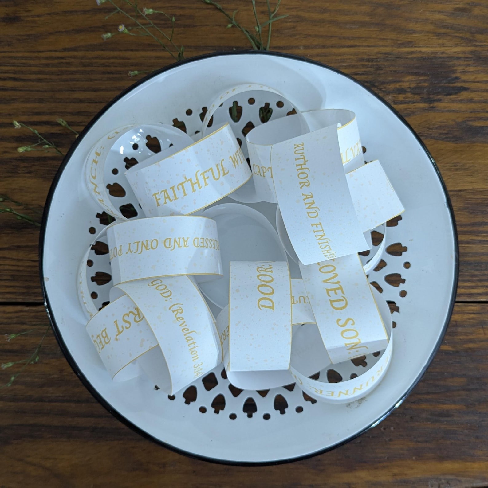 Names of Jesus Paper Chain - Etsy