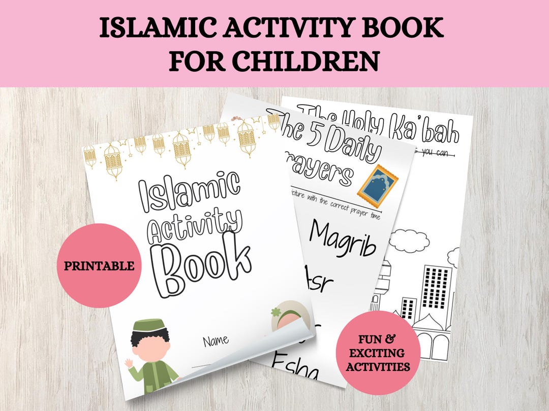 Islamic Activities, Interactive Islamic Printables for Kids, Islamic ...