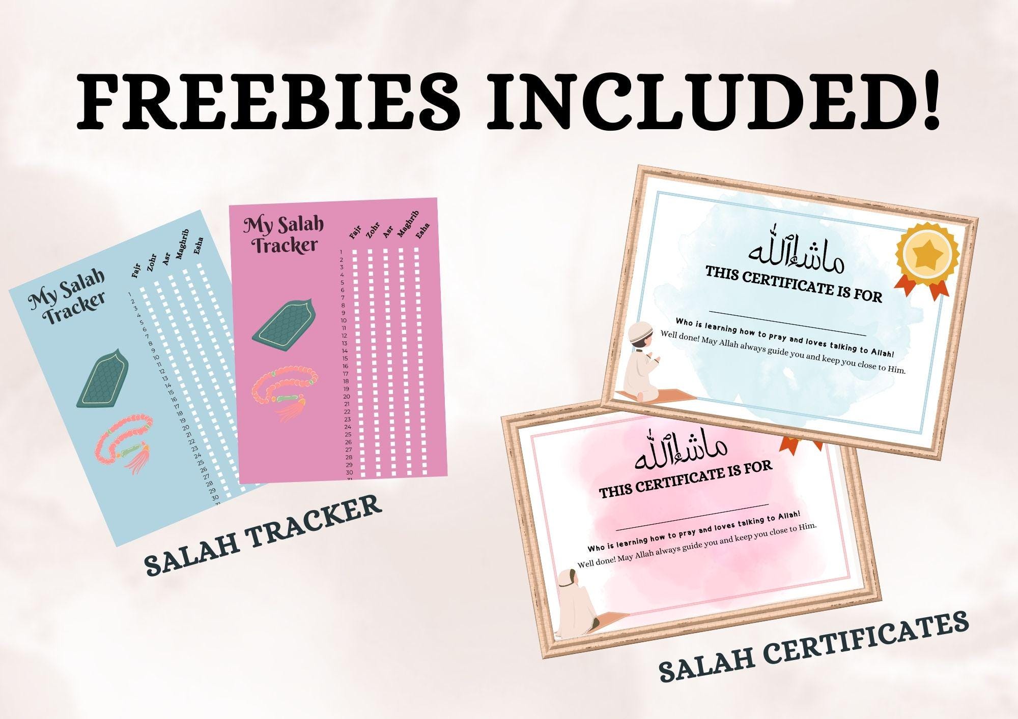 Muslim Kids Prayer Guide Printable Step by Step Salah Guide for Kids ...