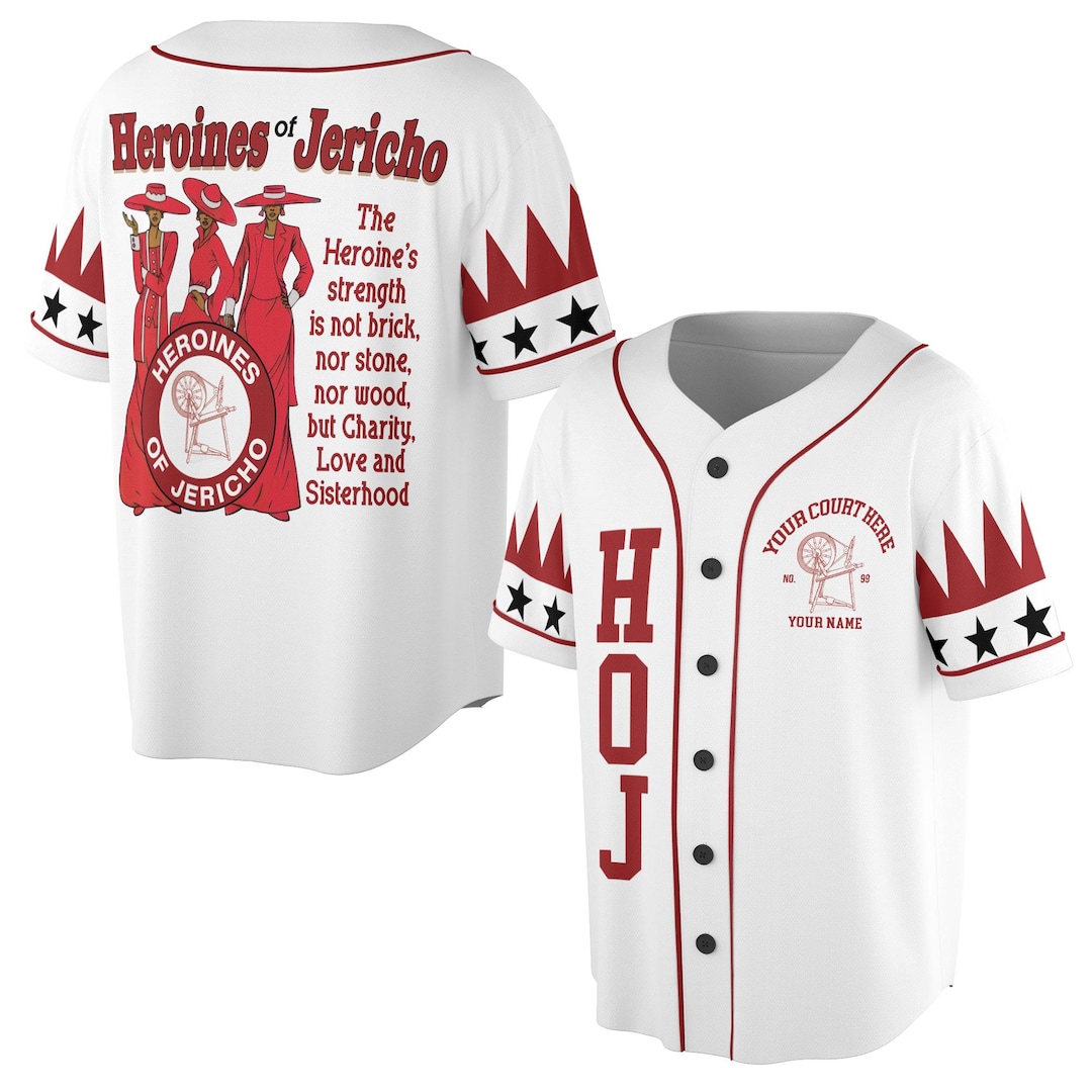 Personalized Heroines of Jericho HOJ Sisterhood Baseball Jersey S-5XL - Etsy
