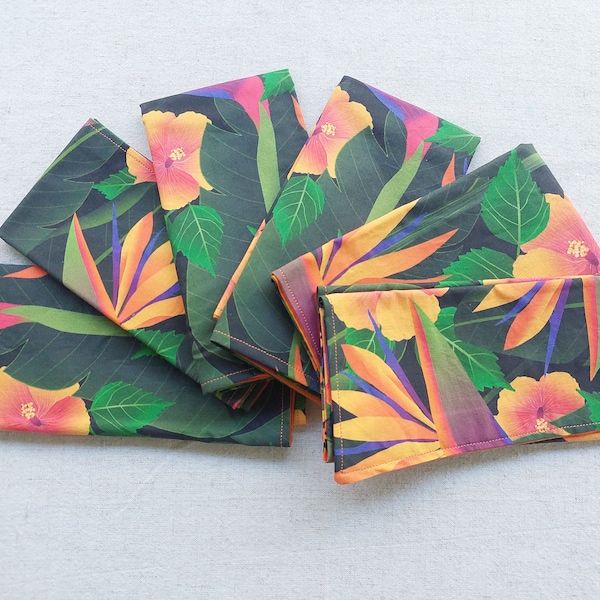 Tropical Napkins - Etsy
