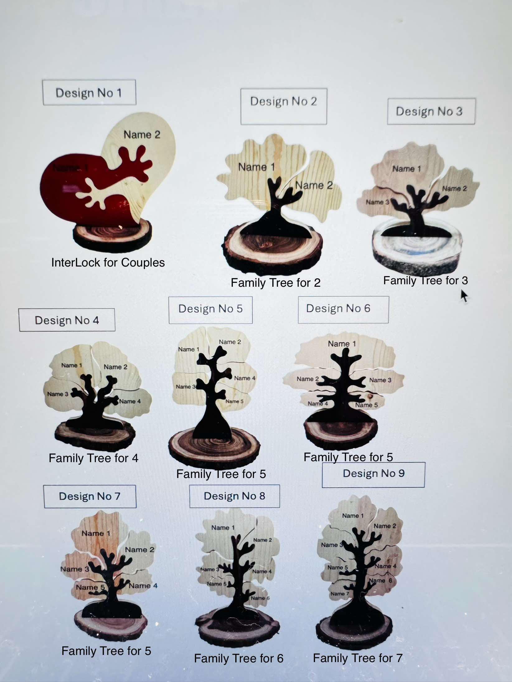 Personalized Family Tree : Family Love Crafted With Care - Etsy