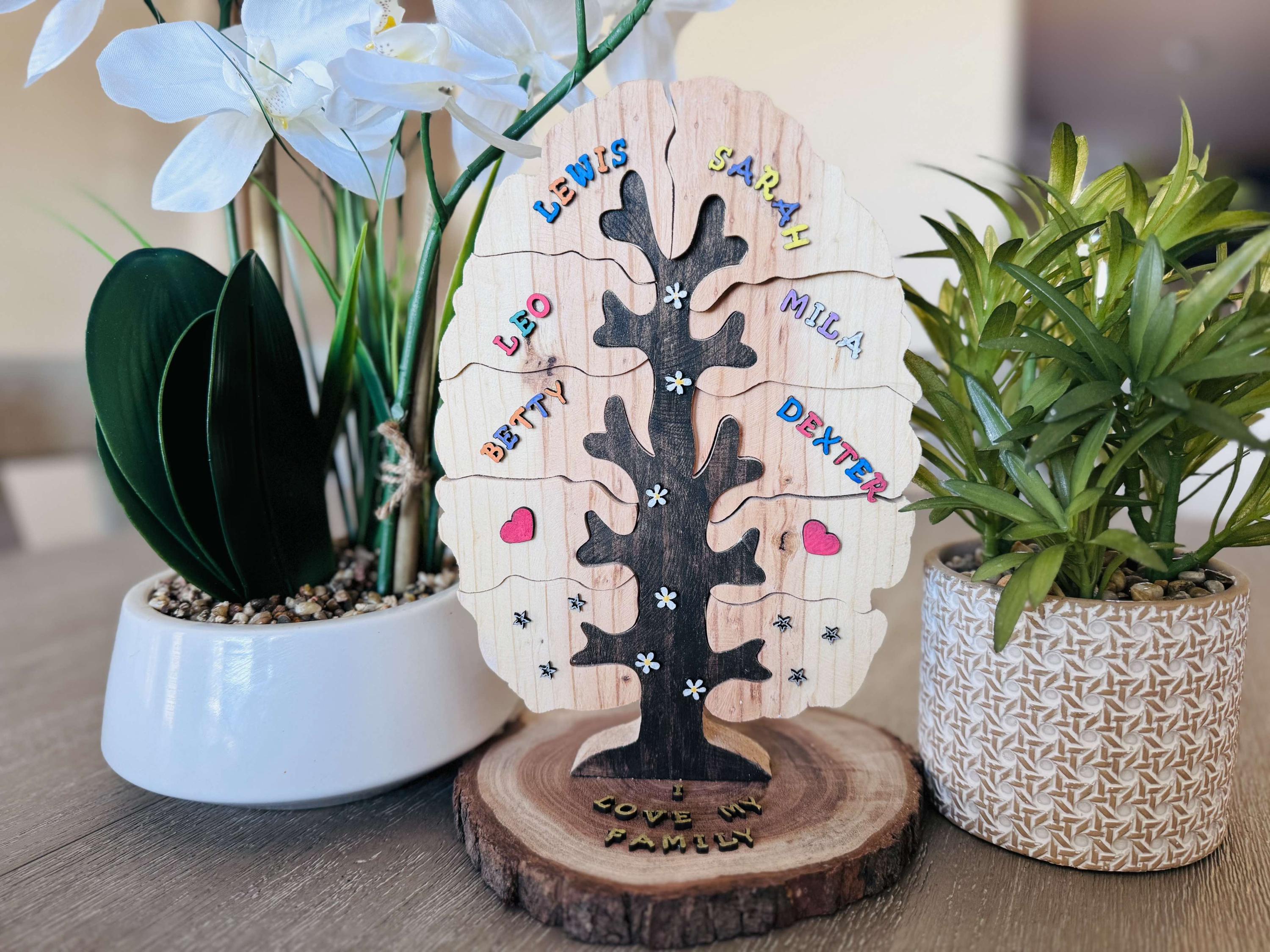 Personalized Family Tree : Family Love Crafted With Care - Etsy