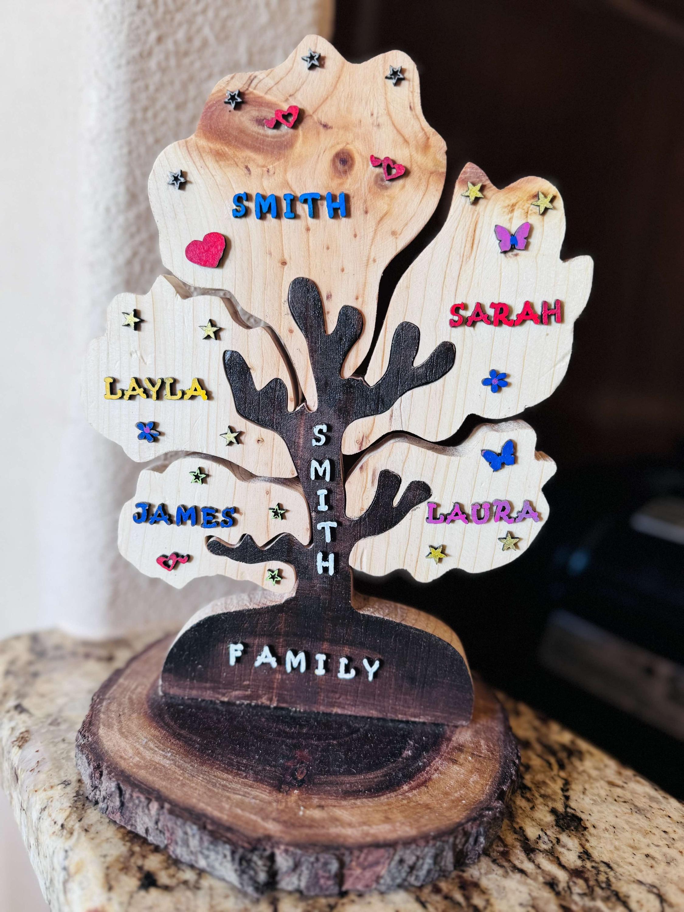 Personalized Family Tree : Family Love Crafted With Care - Etsy