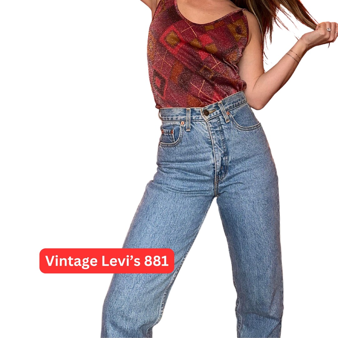 Vintage Levi's 881 Jeans Made in Belgium Euro 90's Denim Vintage Mom ...