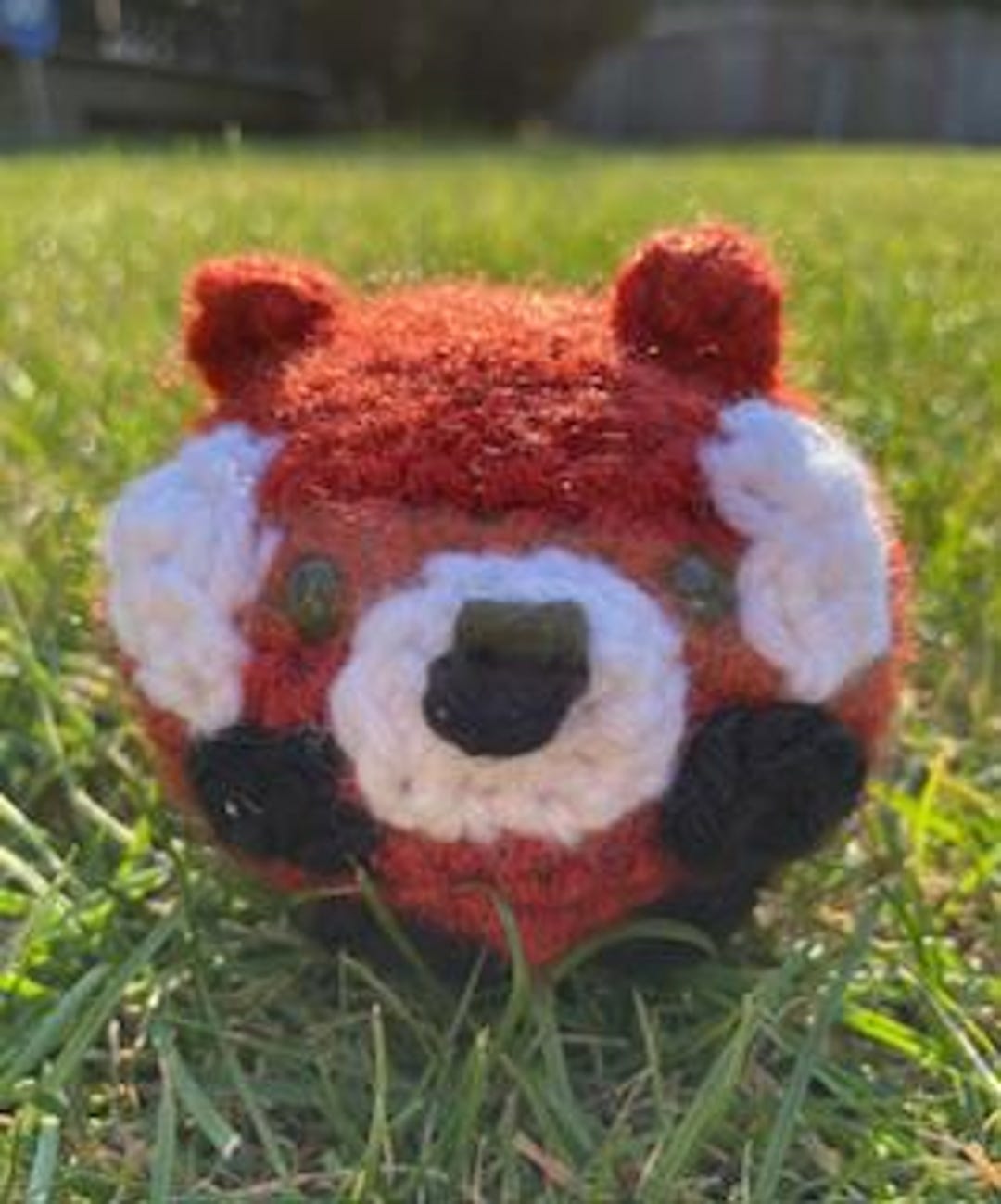 RED PANDA Crochet Red Panda Handmade Crochet Red Panda Plushie ...