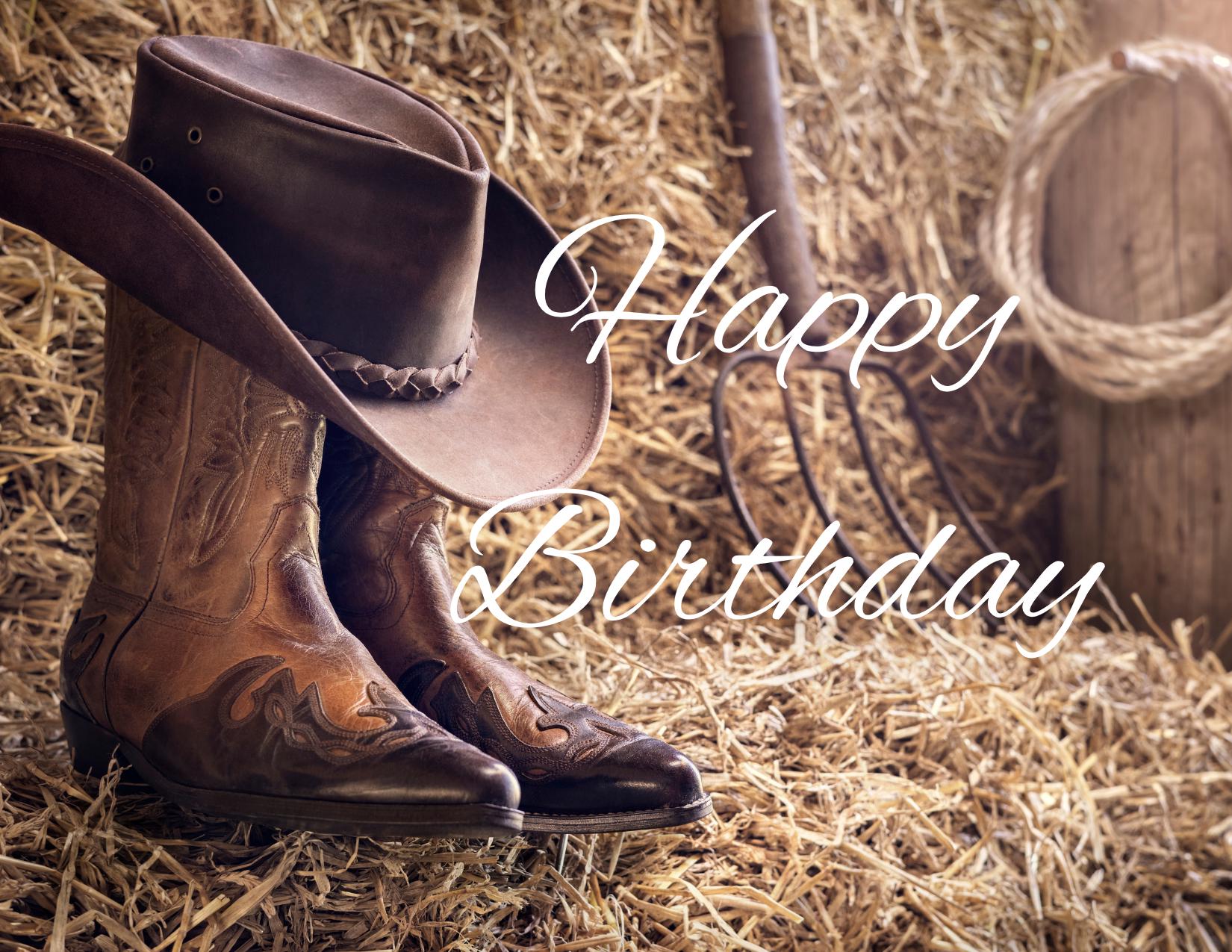 Animated Quote Happy Birthday Country Gear Digital Download Postcard ...