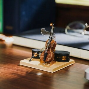 Vintage Cello DIY Paper Sculpture Kit Papercutting / Paper - Etsy