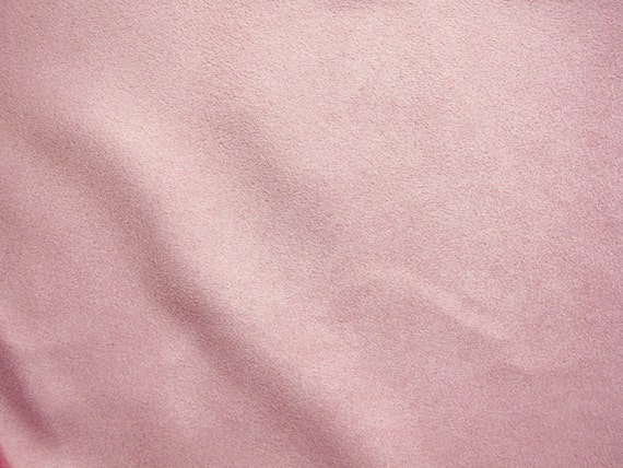 Baby Pink Faux Suede Fabric / Microsuede / Suedette Large | Etsy