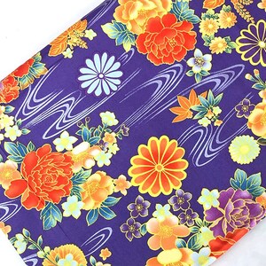 A Floral Painting 58 Hakka Taiwanese Cotton Fabric by the Yard for ...