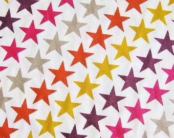 Yellow Stars Fabric - Etsy