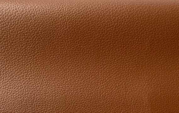Terracotta Brown Vegan Leather Fabric for Upholstery Faux Leather Fabric in Cow Leather Pattern Matte Finish Etsy UK