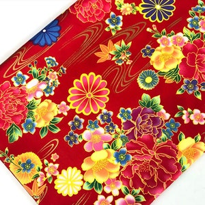 A Floral Painting 58 Hakka Taiwanese Cotton Fabric by the Yard for ...
