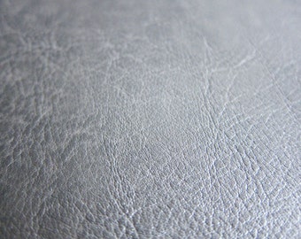 Silver Leather Fabric - Etsy