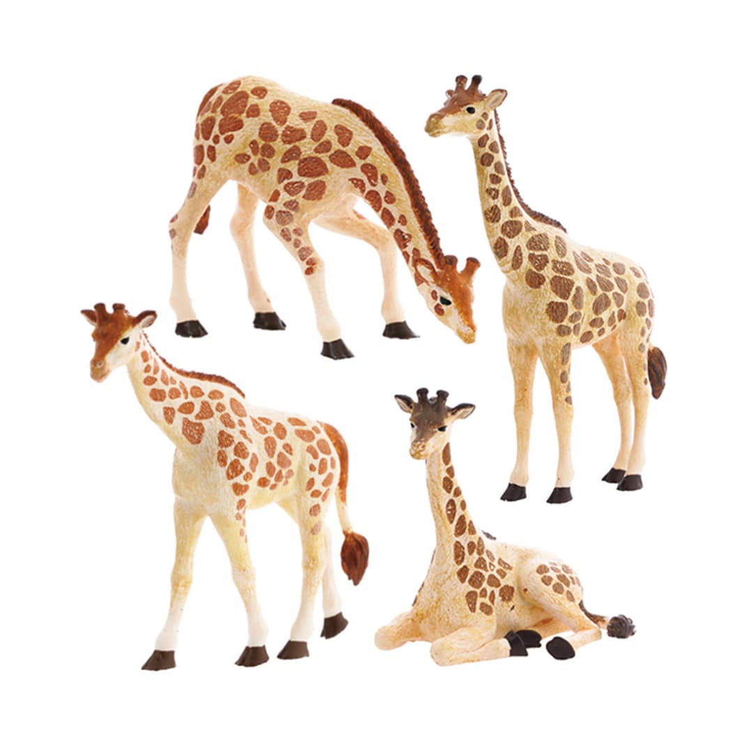 Giraffes Micro Landscape Mini Figurines, Cake Toppers, Miniature Garden ...