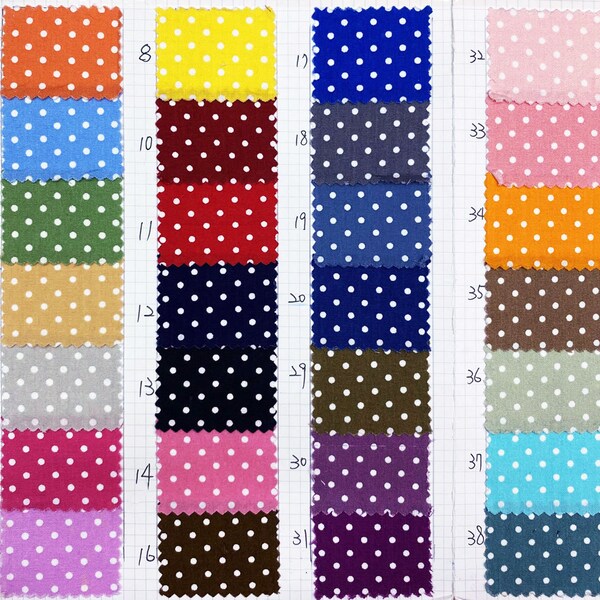 Polka Dot Fabric - Etsy