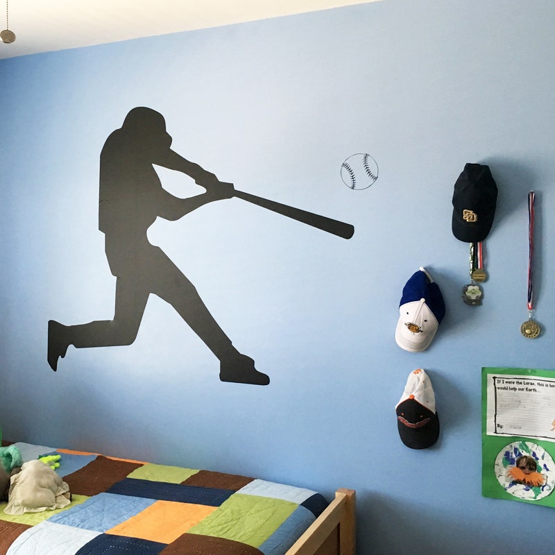 Baseball Wall Decal - Etsy