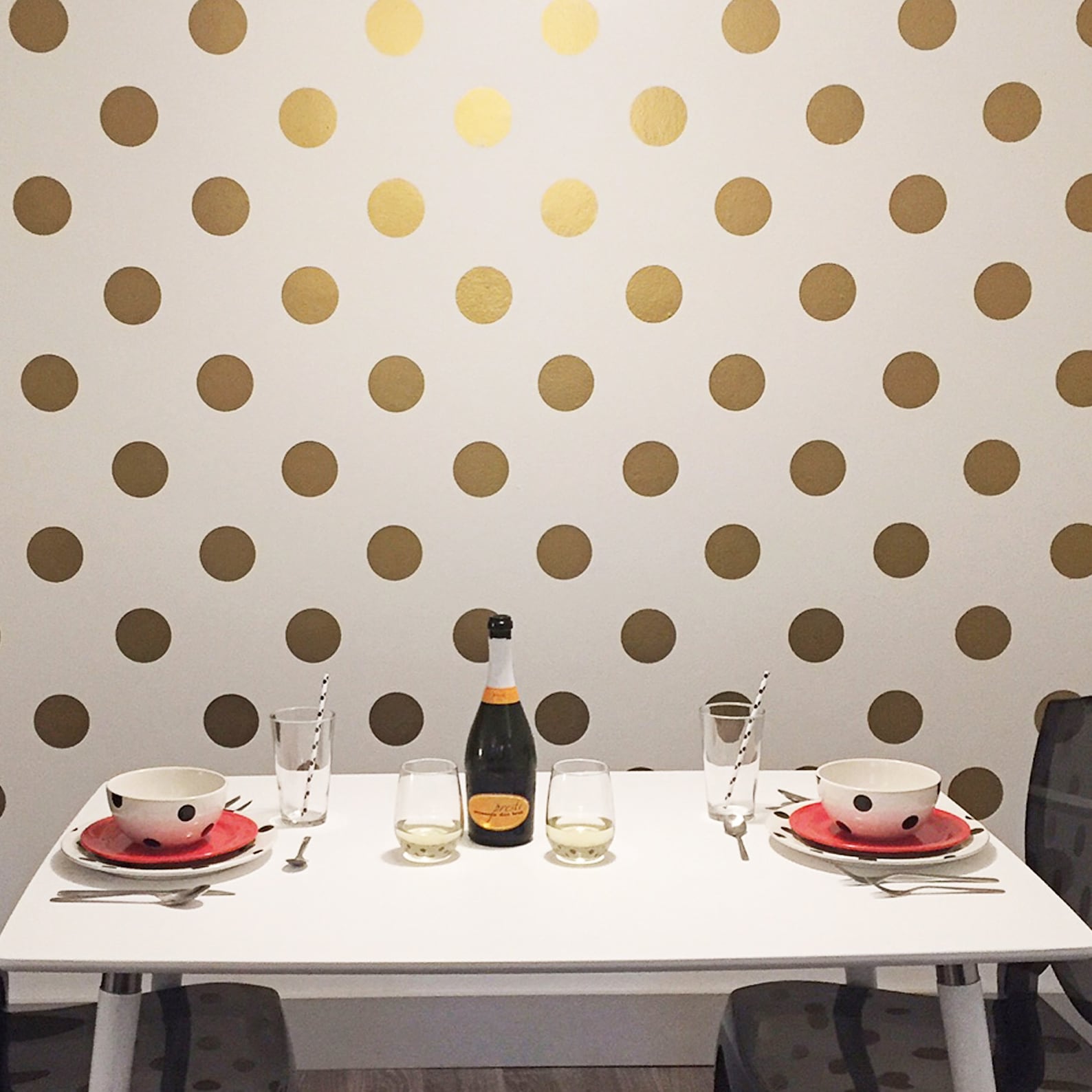 Vinyl Dots 4" YOU CHOOSE COLOR Vinyl Polka Dot Circle Decal Sticker ...