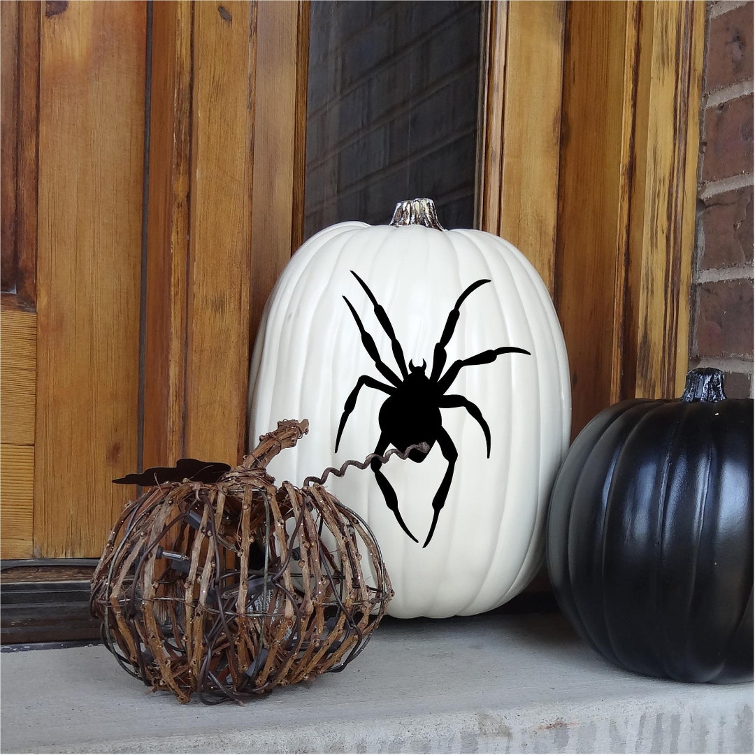 Spider C Spooky Halloween Wall Decal Sticker Vinyl Lettering Spider ...