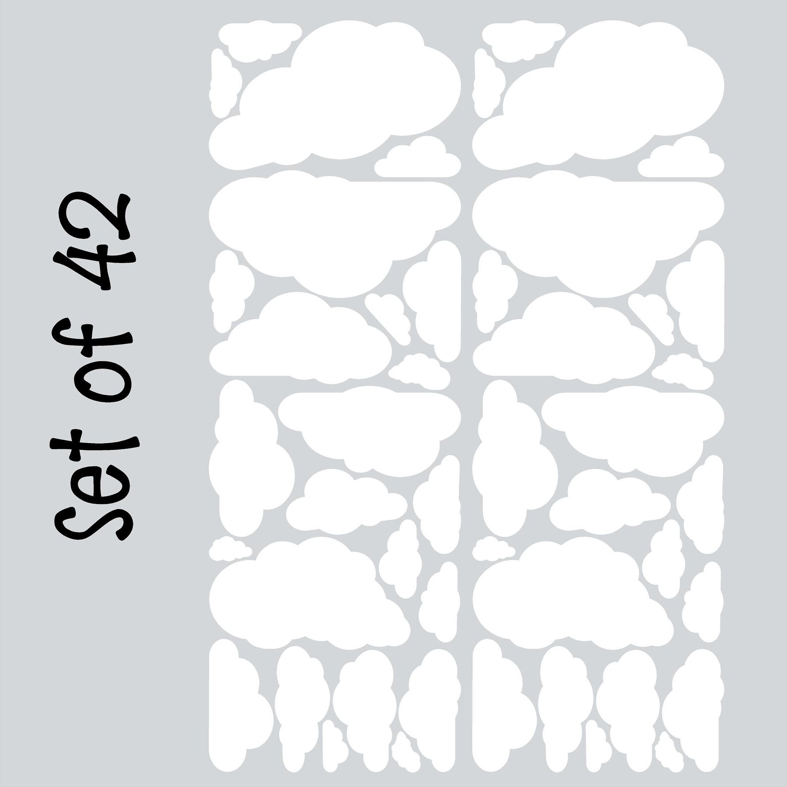 Cute Cloud Vinyl Decal Appliques Stickers Self Adhesive - Etsy