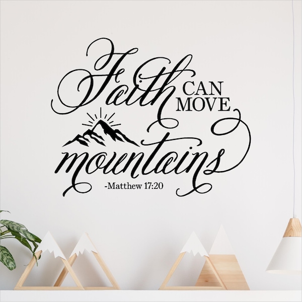 Mountain Wall Decal - Etsy
