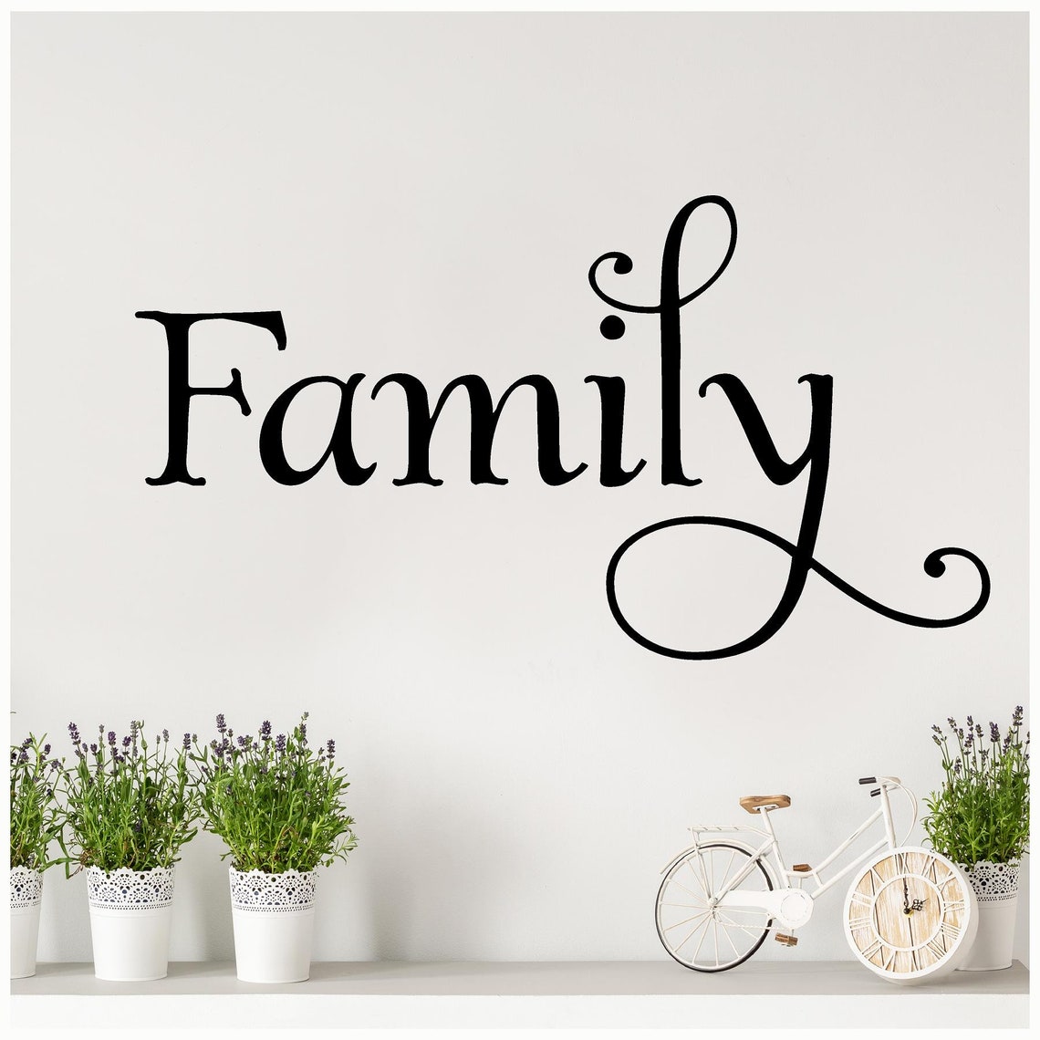 Family Vinyl Lettering Wall Decal Sticker Art for Wood or Diy - Etsy