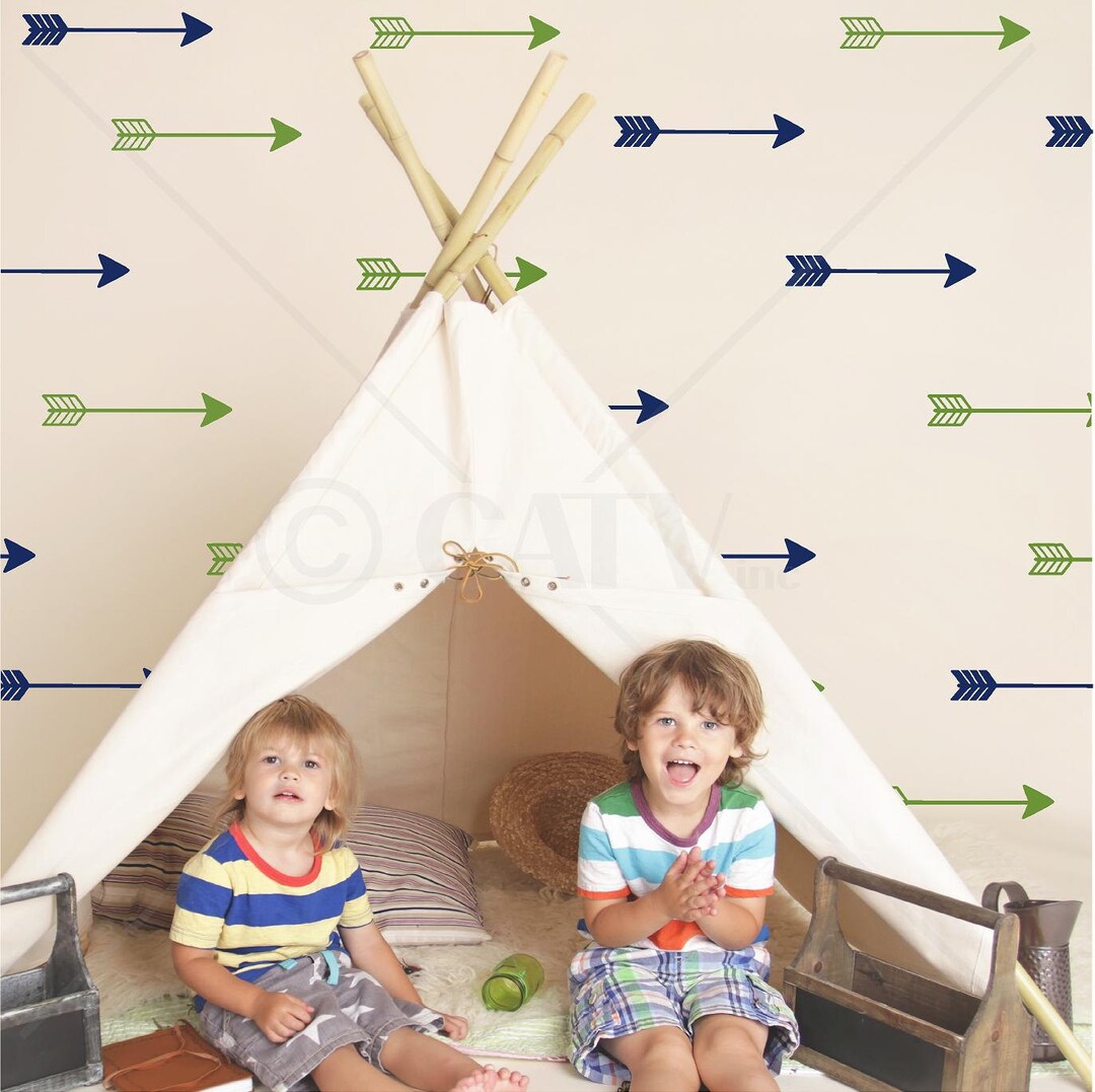 Set of 27 Arrow Decal Stickers Tribal Arrows Wall Decal Vinyl Lettering ...