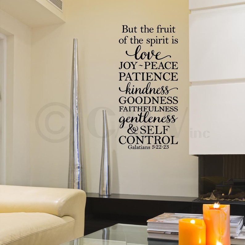 But the Fruit of the Spirit is Love Joy Peace.... Galatians - Etsy