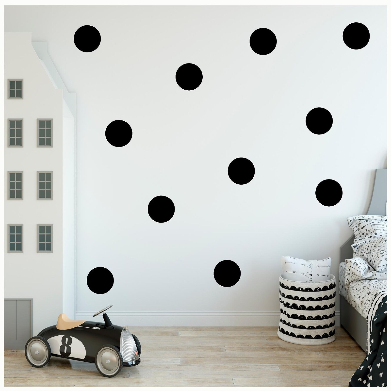 Vinyl Dots 10" Polka Dots 10x10 YOU CHOOSE COLOR Vinyl Polka Dot Circle ...