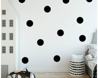 Vinyl Dot Decals 6 YOU CHOOSE COLOR Vinyl Polka Dot - Etsy