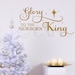 Glory to the Newborn King With Nativity Star Christmas Decals Holiday ...