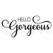 Hello Gorgeous Vinyl Lettering Self Adhesive Wall Decal Laptop - Etsy