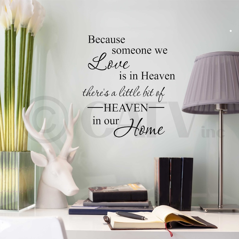 Because Someone We Love is in Heaven There's a Little Bit - Etsy Canada