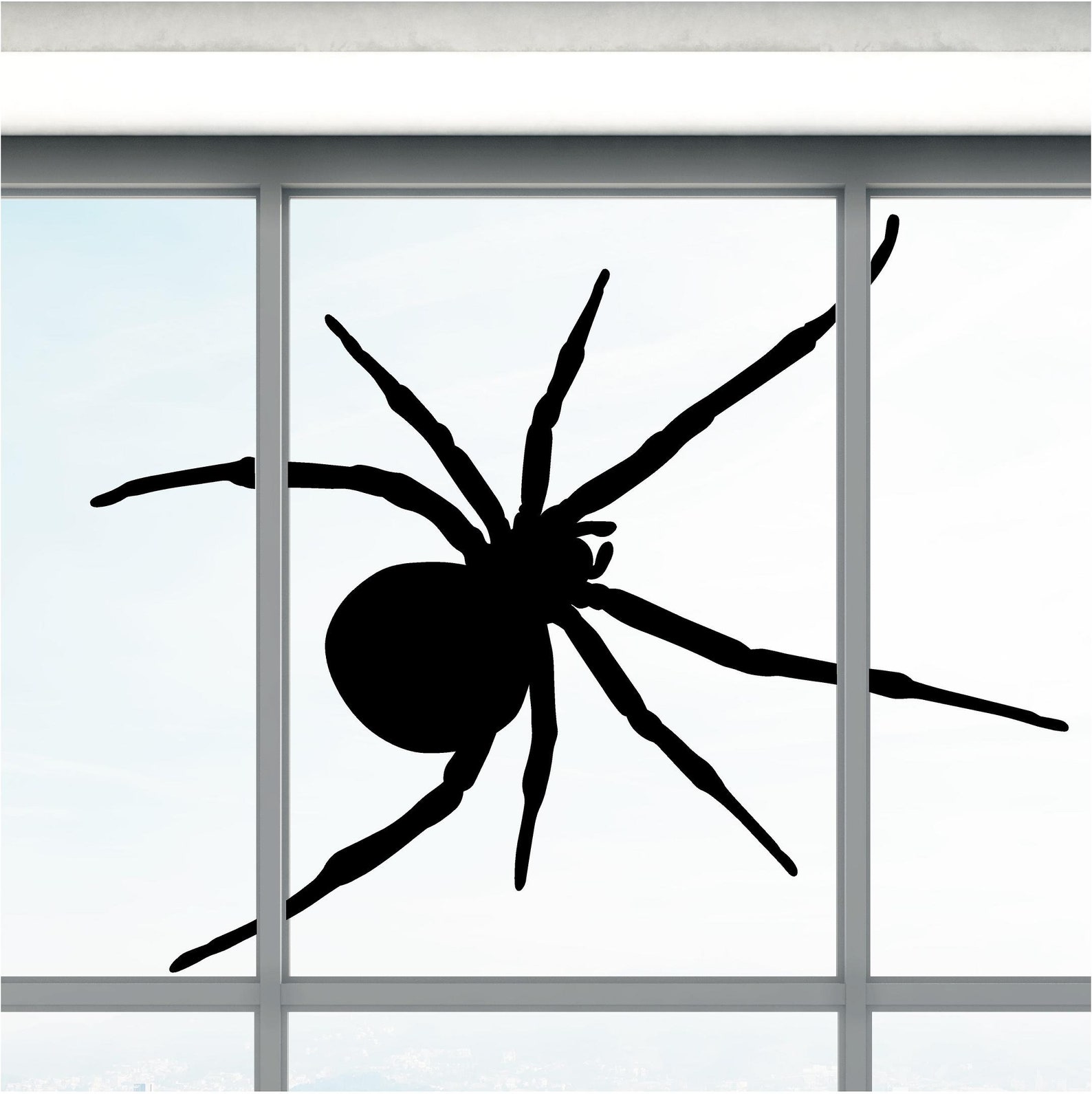 Spider D Spooky Halloween Wall Decal Sticker Vinyl Lettering - Etsy