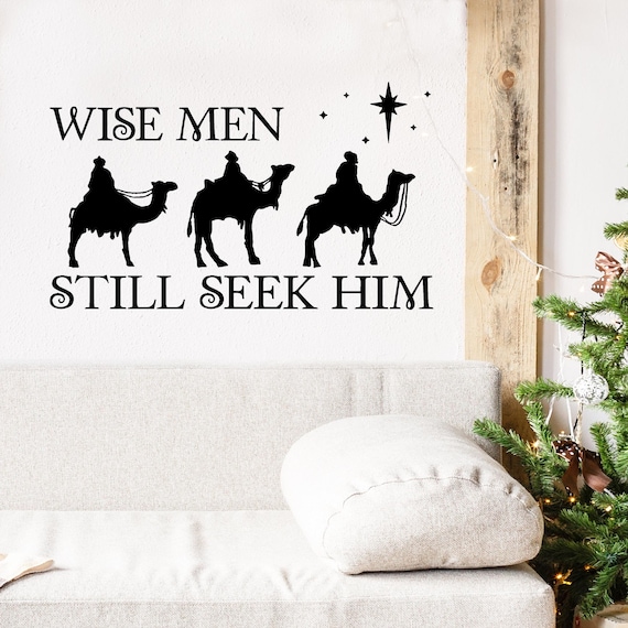 Wise Men Still Seek Him print With 3 Wise Men on Camels - Etsy