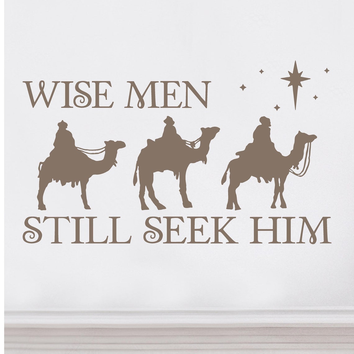 Wise Men Still Seek Him print With 3 Wise Men on Camels - Etsy