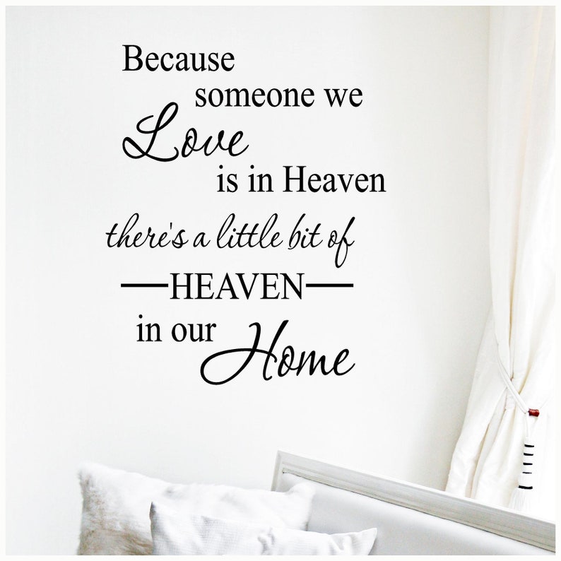 Because Someone We Love is in Heaven There's a Little Bit - Etsy Canada