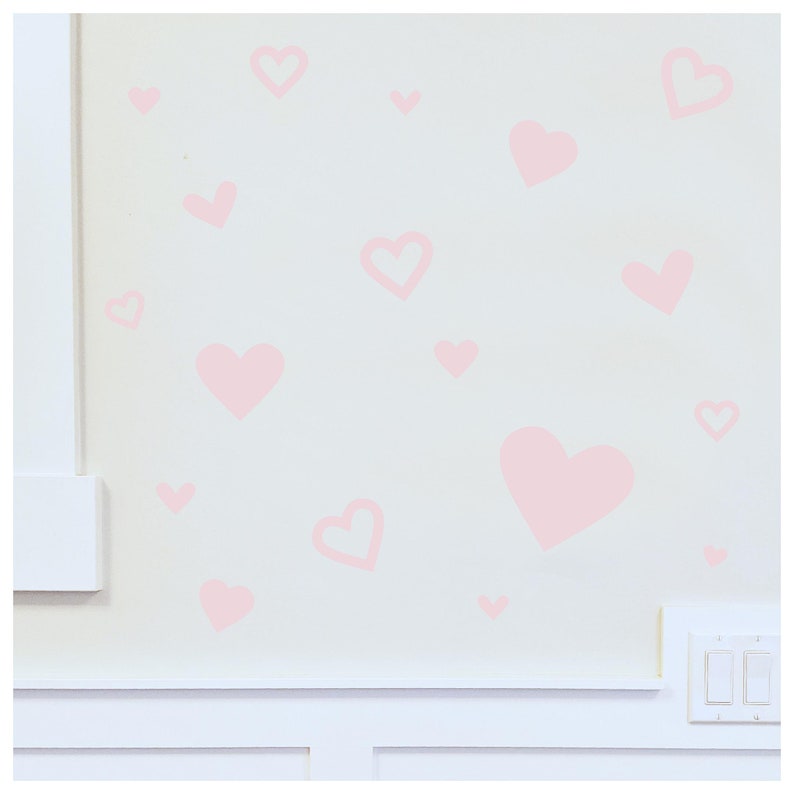 Heart Vinyl Decals Set of 62 Plus Over 25 Free Mini Hearts - Etsy