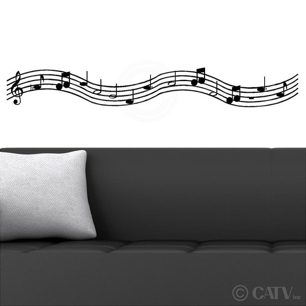 Music Notes Decal - Etsy