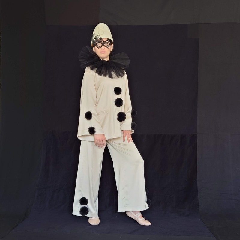 Pierrot Costume - Etsy