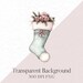 Pink Christmas Stocking Clipart, Girly Christmas, Floral Christmas ...