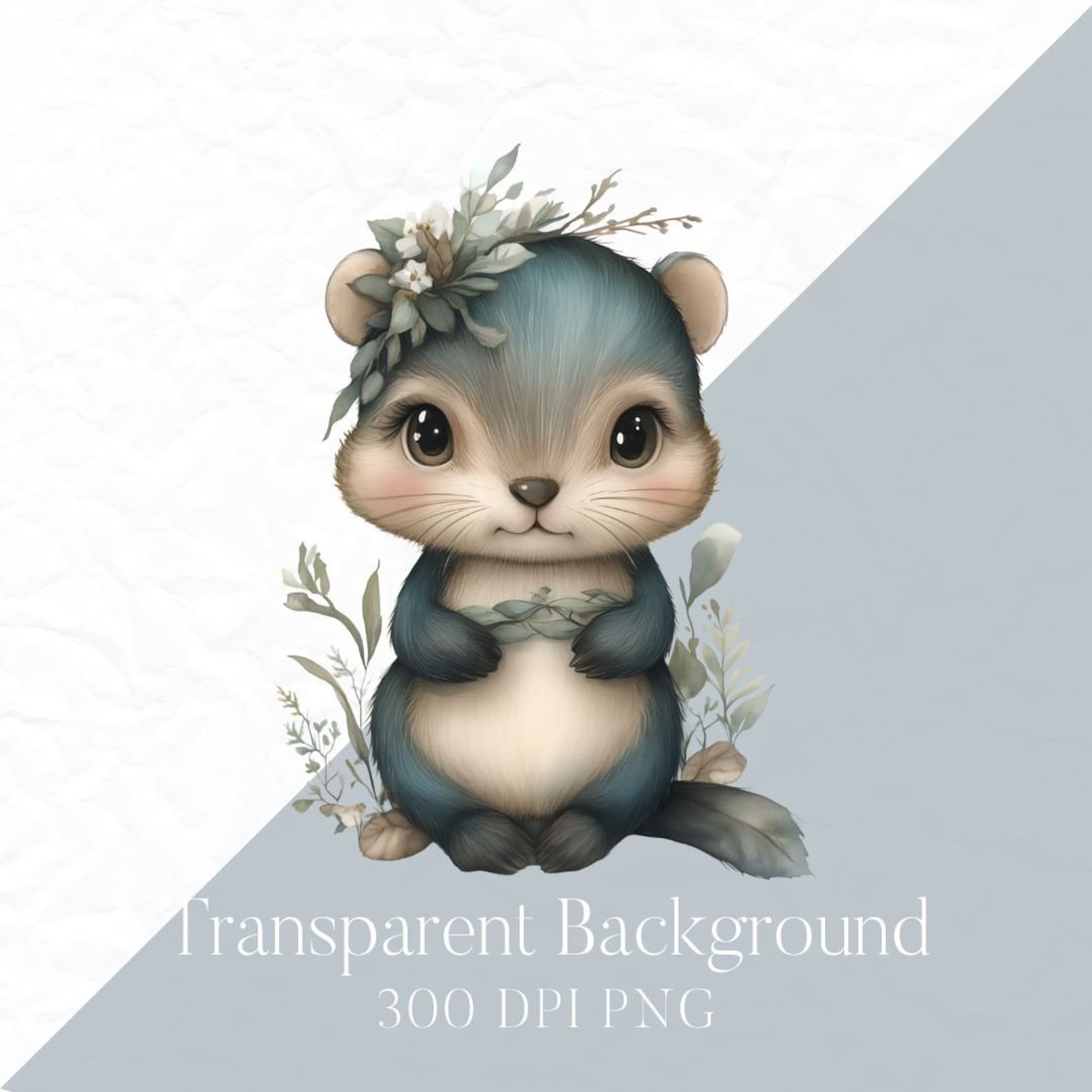 Baby Woodland Animals Clipart Bundle, Cute Forest Animals, Nursery Clip ...