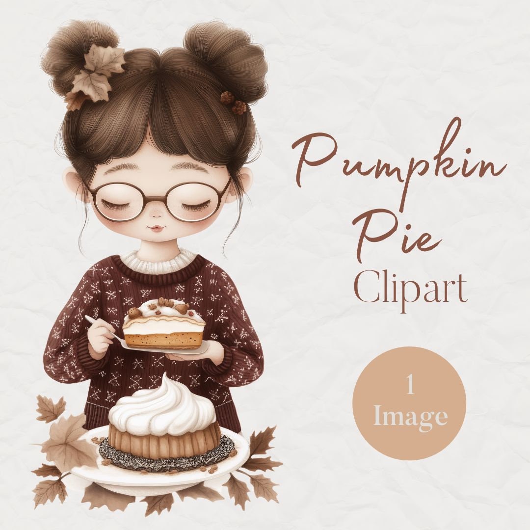 Pumpkin Pie Clipart, Thanksgiving Clipart, Fall Vibes, Fall Clipart ...