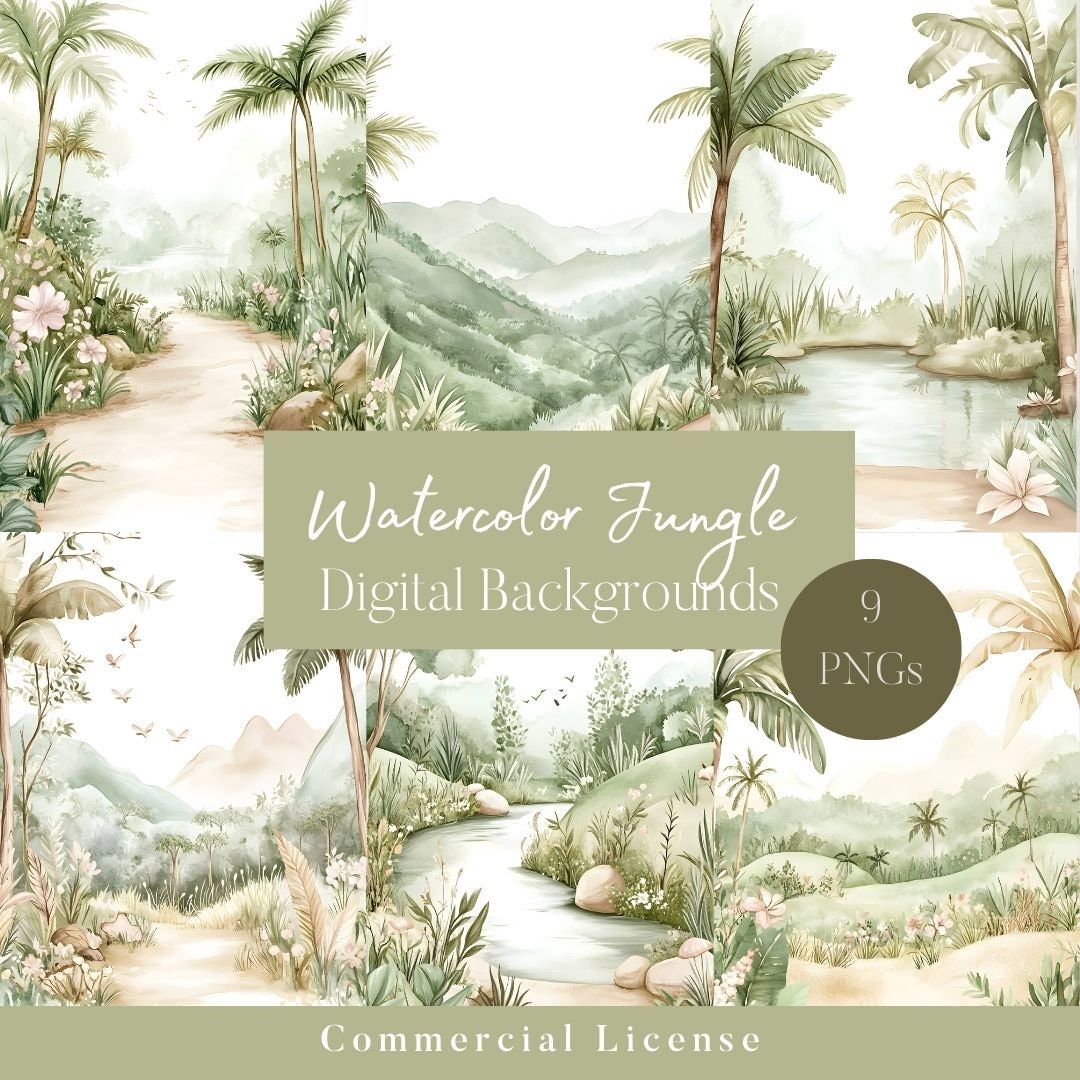 Nature Themed Junk Journal Digital Jungle Animal Papers, Safari ...