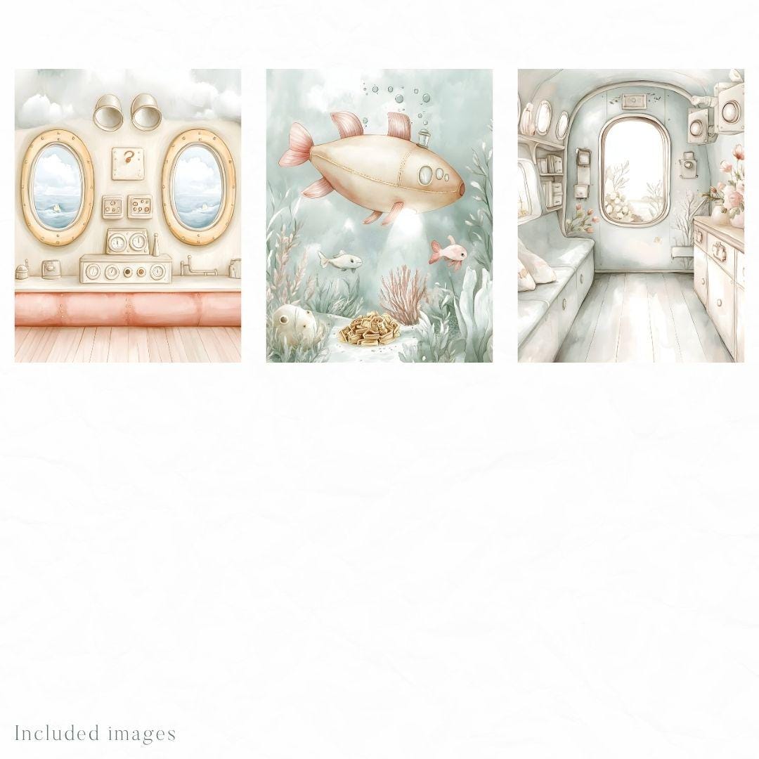 Under the Sea Kids Junk Journal Pages, Treasure Hunt Junk Journal ...