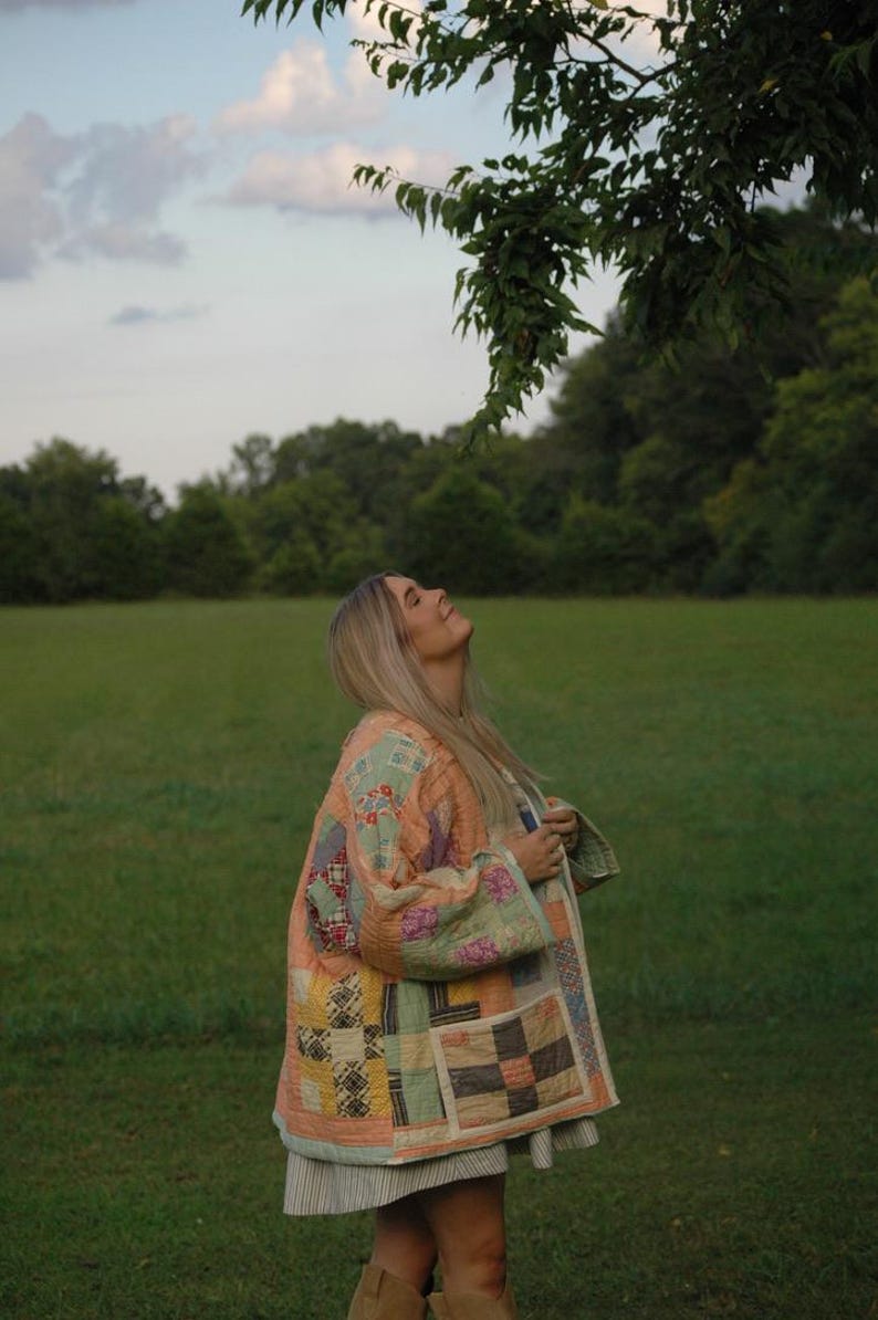 Vintage Patchwork Quilt Jacket - Etsy