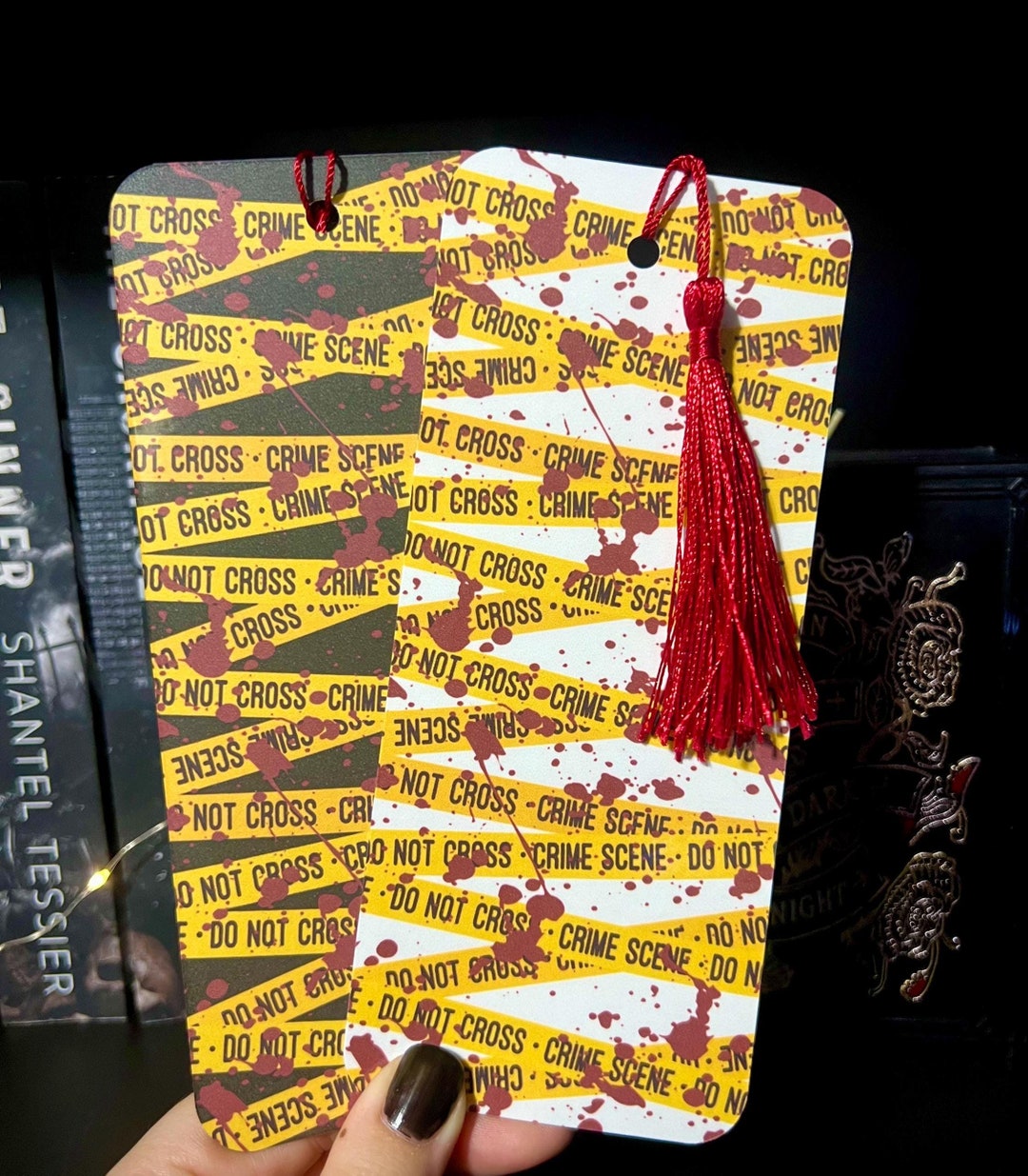 Do Not Cross Crime Scene Bookmark, Horror Bookmark, Crime Bookmark ...