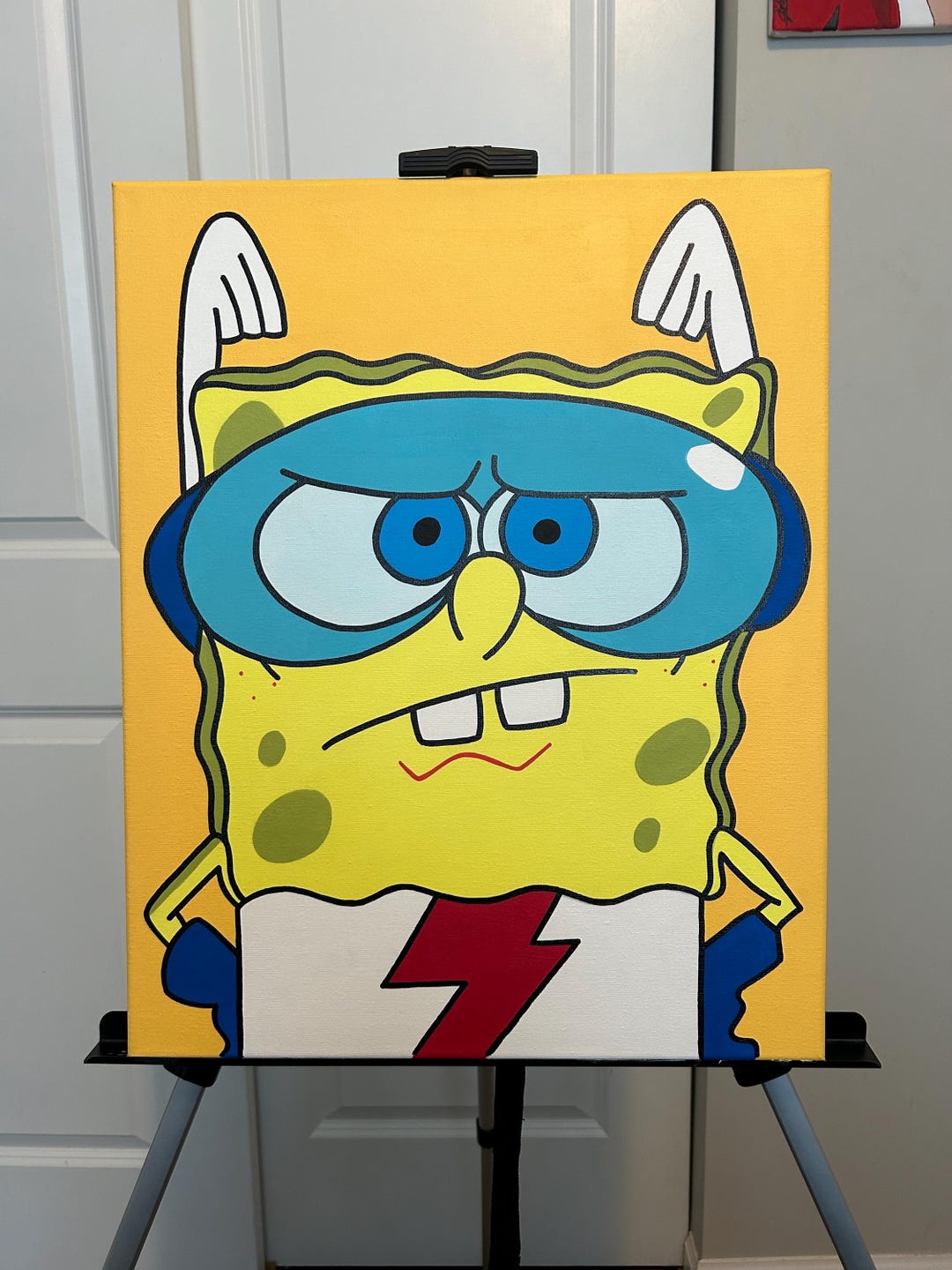 Spongebob/the Quickster 16x20 - Etsy