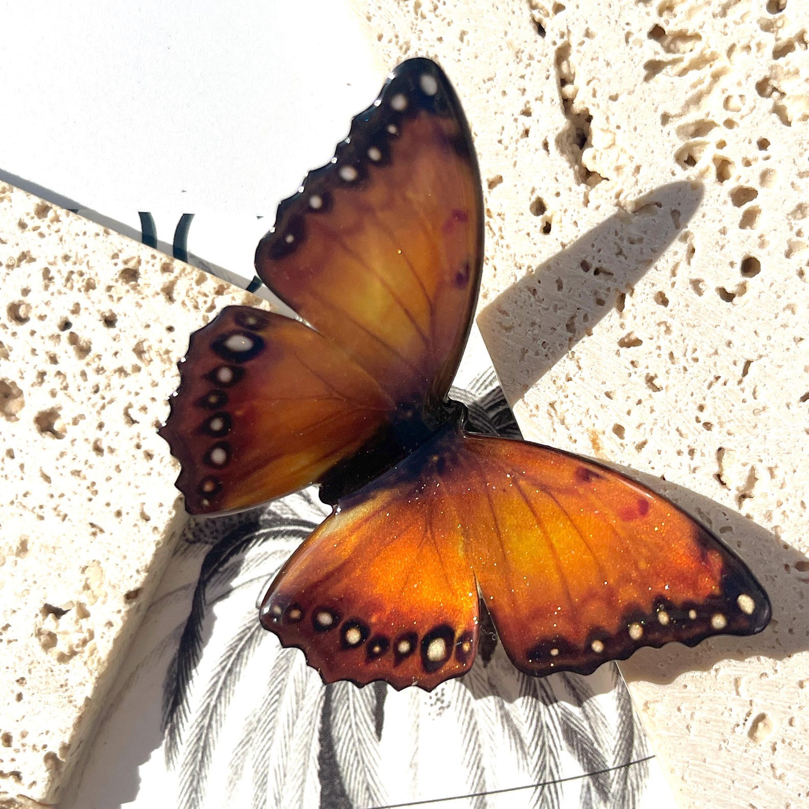 Juno Longwing Butterfly Hair Clips, Buterfly Side Hair Pins, Fairy Hair Accessories, Handmade ...