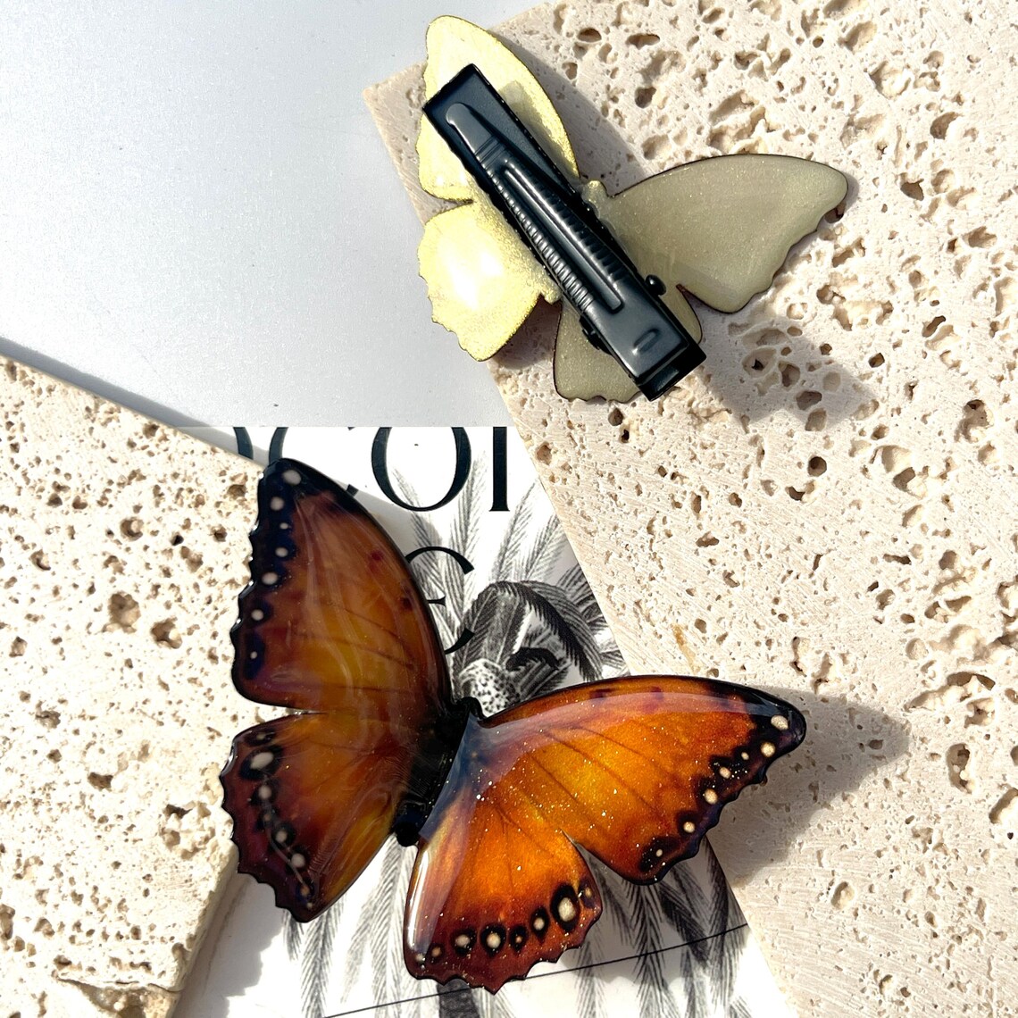 Juno Longwing Butterfly Hair Clips, Buterfly Side Hair Pins, Fairy Hair ...
